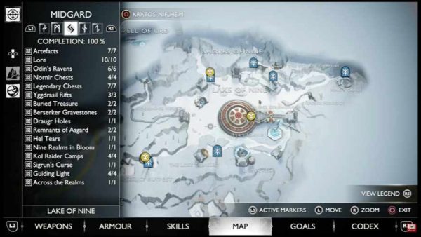 Unlock Secrets with God of War Ragnarok Interactive Map